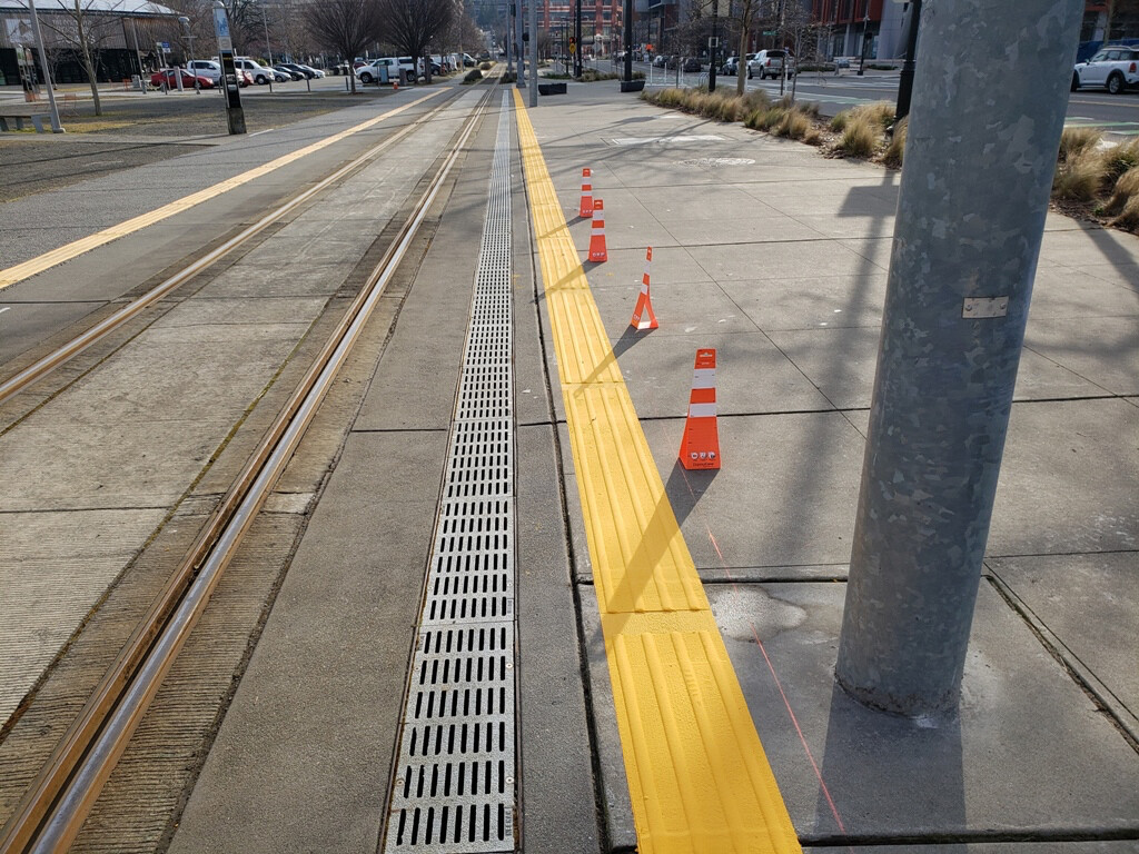 Guidestrip for the blind or visually impaired | Tilco Parking Lot ...