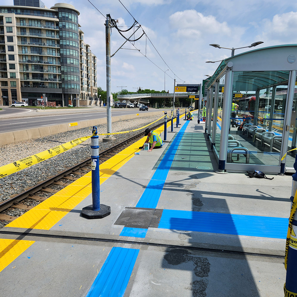 Calgary Transit TWSI Pilot Project | Vanguard ADA Systems Inc